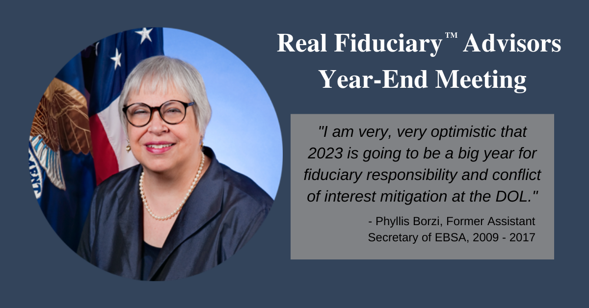 Real Fiduciary Advisors Year-End Meeting - The Institute for the ...